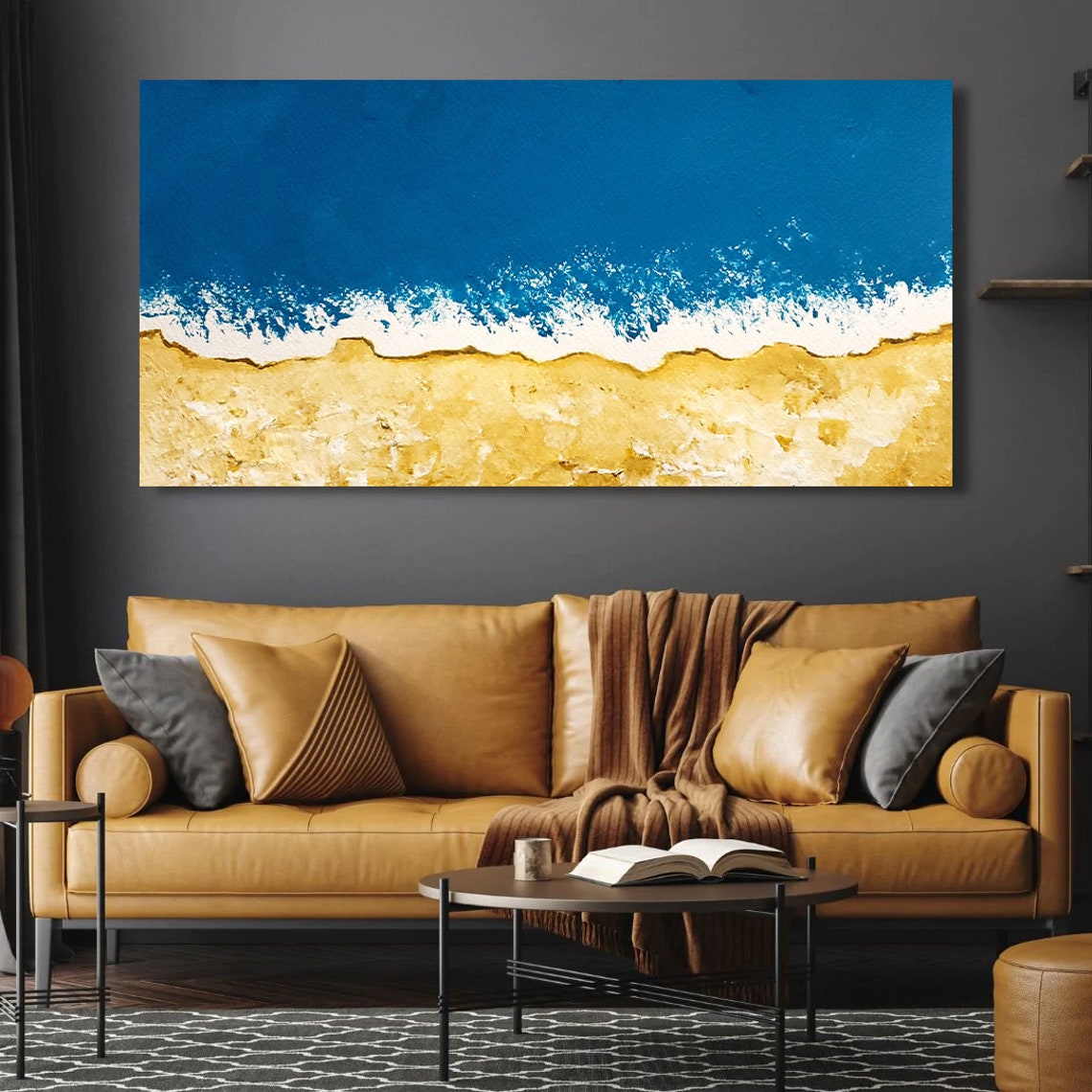 Extra Large Ocean Waves Painting Original Painting Custom - Etsy