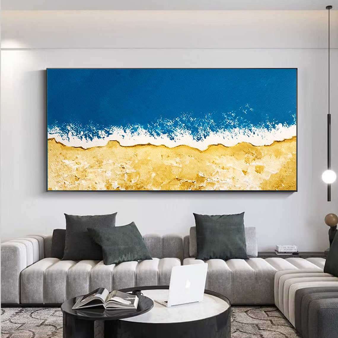Extra Large Ocean Waves Painting Original Painting Custom - Etsy