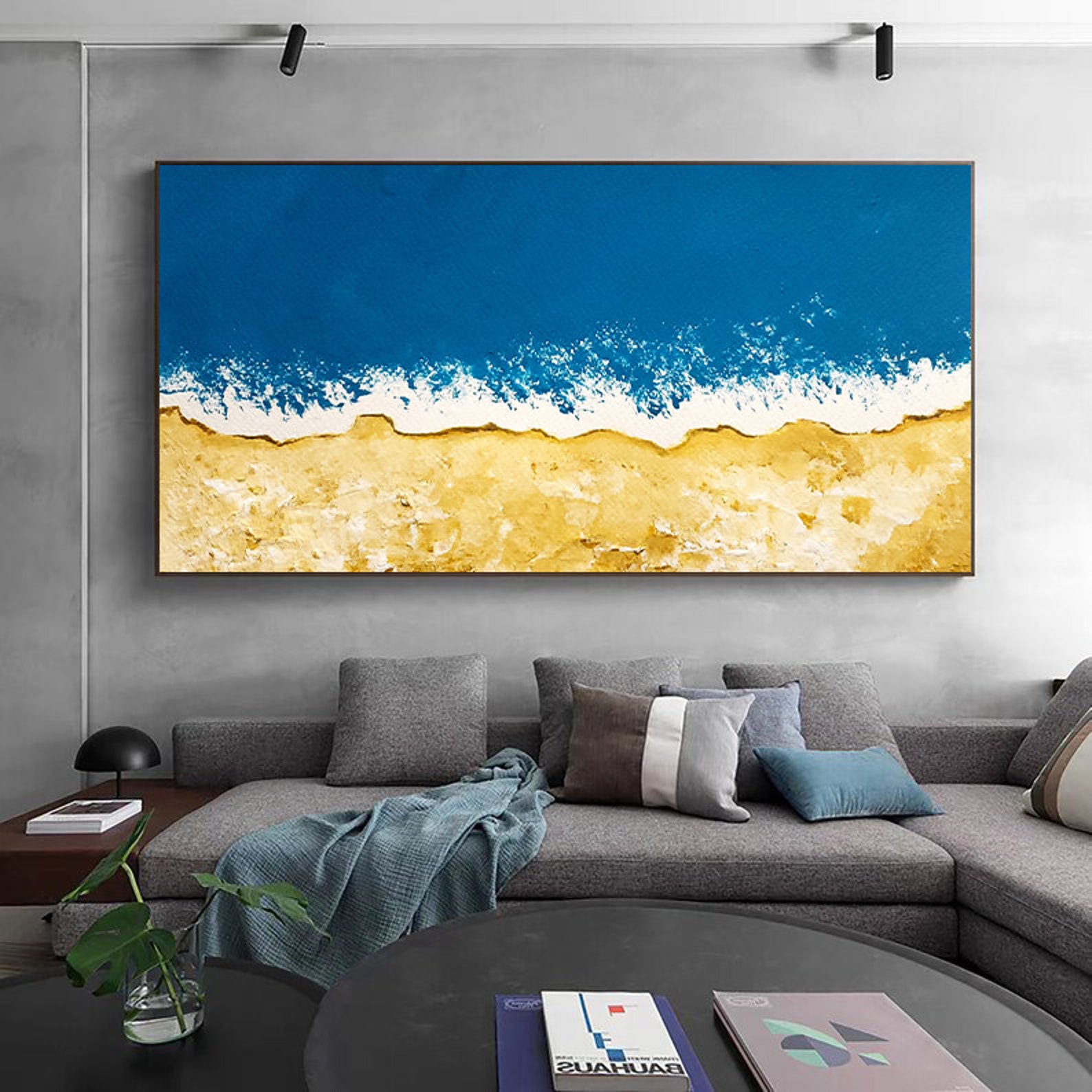 Extra Large Ocean Waves Painting Original Painting Custom - Etsy
