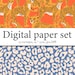 Jungle Digital Paper - Safari Paper - Seamless Patterns - Digital ...