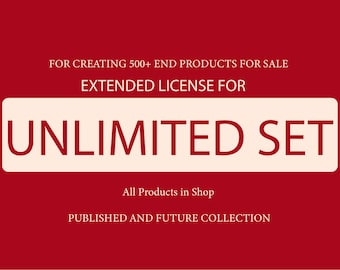 Unlimited Reproductions Extended License Commercial Use No Credit ...
