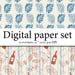 Sea Digital Paper-underwater Ocean - Coastal Digital Paper Set ...