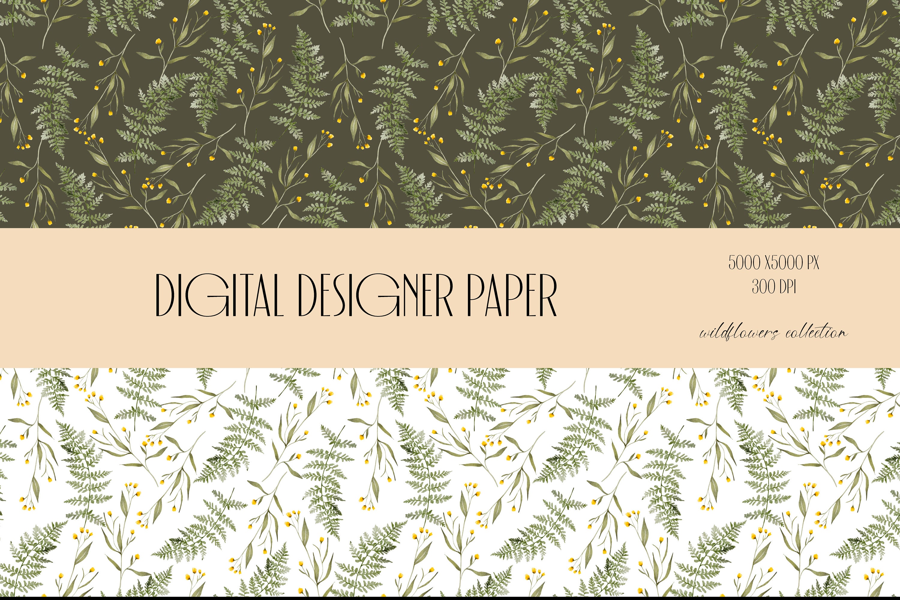 Digital Paper - Scrapbook Papers - Seamless Patterns - Digital ...