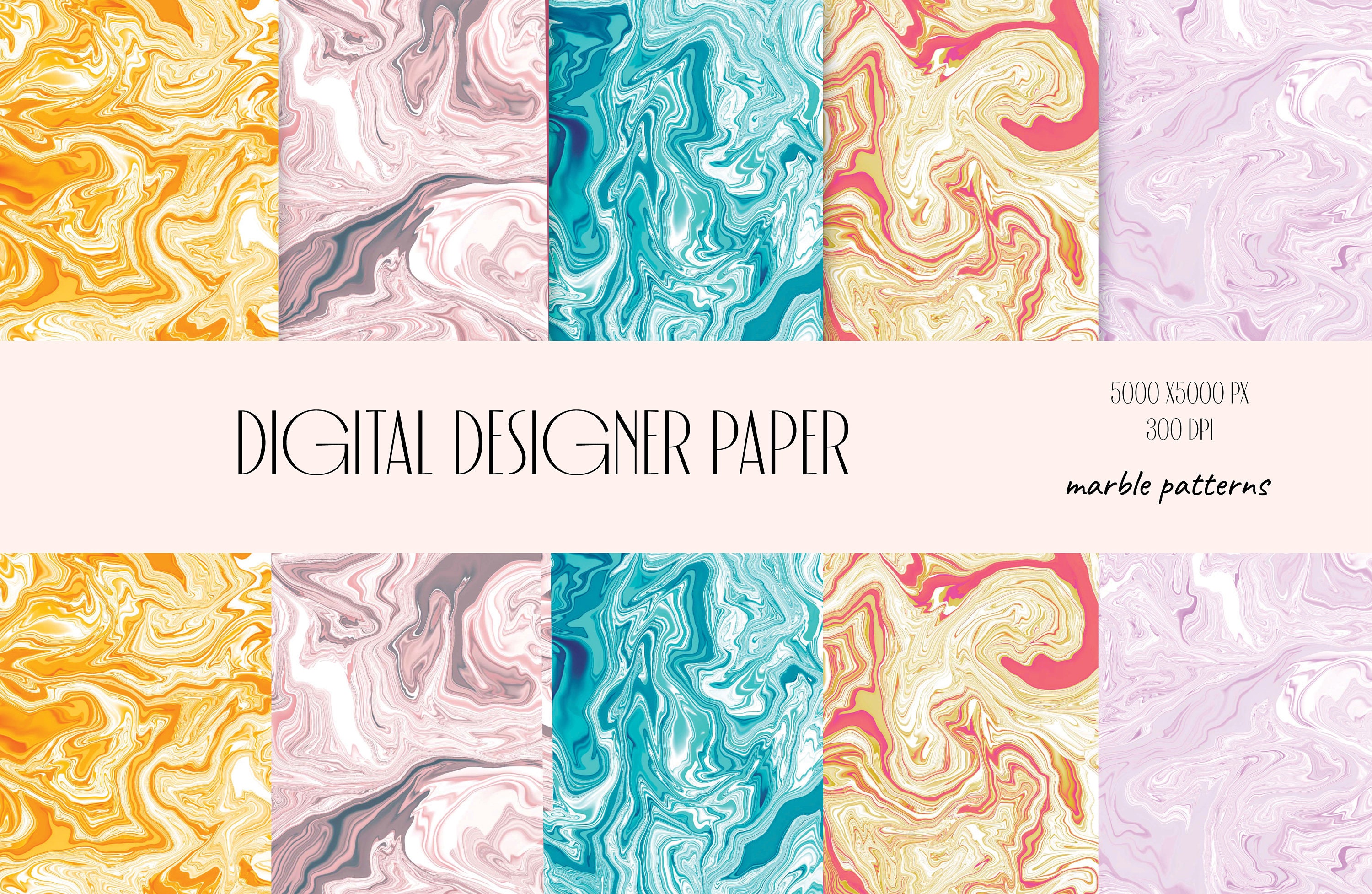 Patterns Clipart With Liquid Marble Seamless Patterns-marble Textures ...