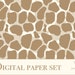 Neutral Animal Print Digital Paper, Seamless Animal Skin Patterns With ...