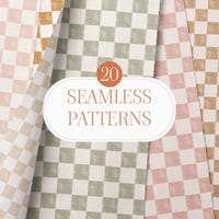 Black and White Checkered Digital Paper, Jpg , Png , Seamless Checker ...