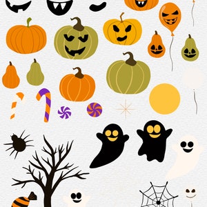 Halloween Clipart - Cute Halloween - Fall Clipart - Halloween Party ...