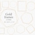 Gold Frame Clipart - Geometric Golden Frames - Wedding Invitations ...