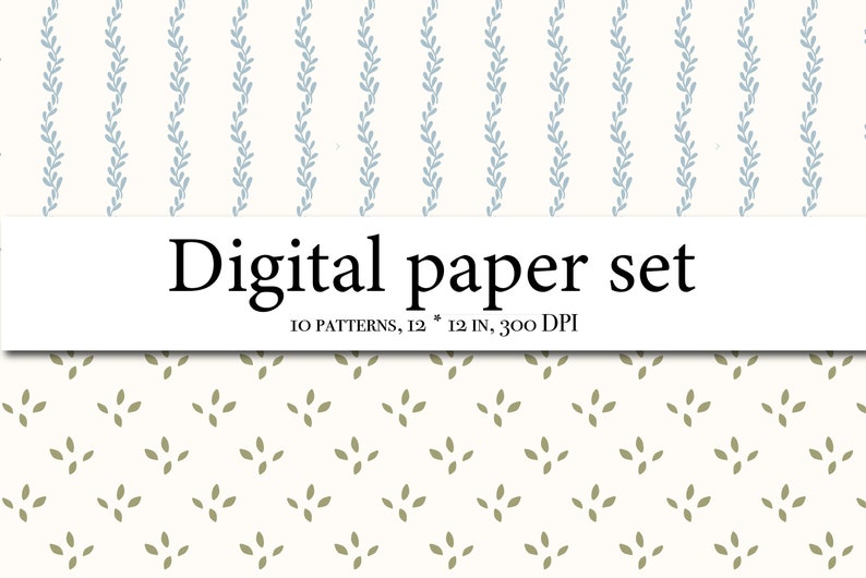 10 Boho Seamless Digital Papers, Boho Scrapbook Paper, Boho Backgrounds ...