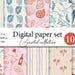 Sea Digital Paper-underwater Ocean - Coastal Digital Paper Set ...