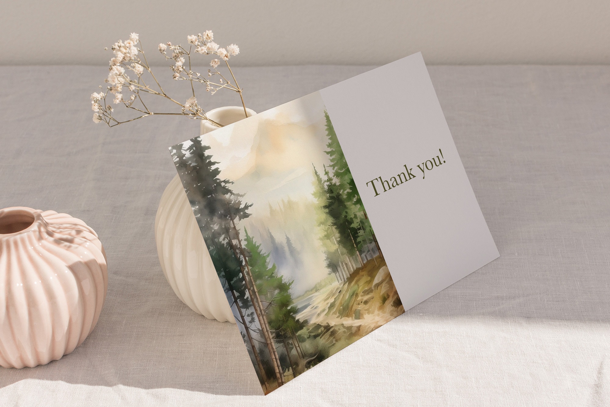 Watercolor Forest Clipart Watercolor Forest Nature Scenery Background ...