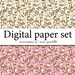 Pattern Clipart With Flowers Digital Paper- Flowers Seamless Pattern ...