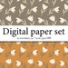 10 Boho Seamless Digital Papers, Boho Scrapbook Paper, Boho Backgrounds ...