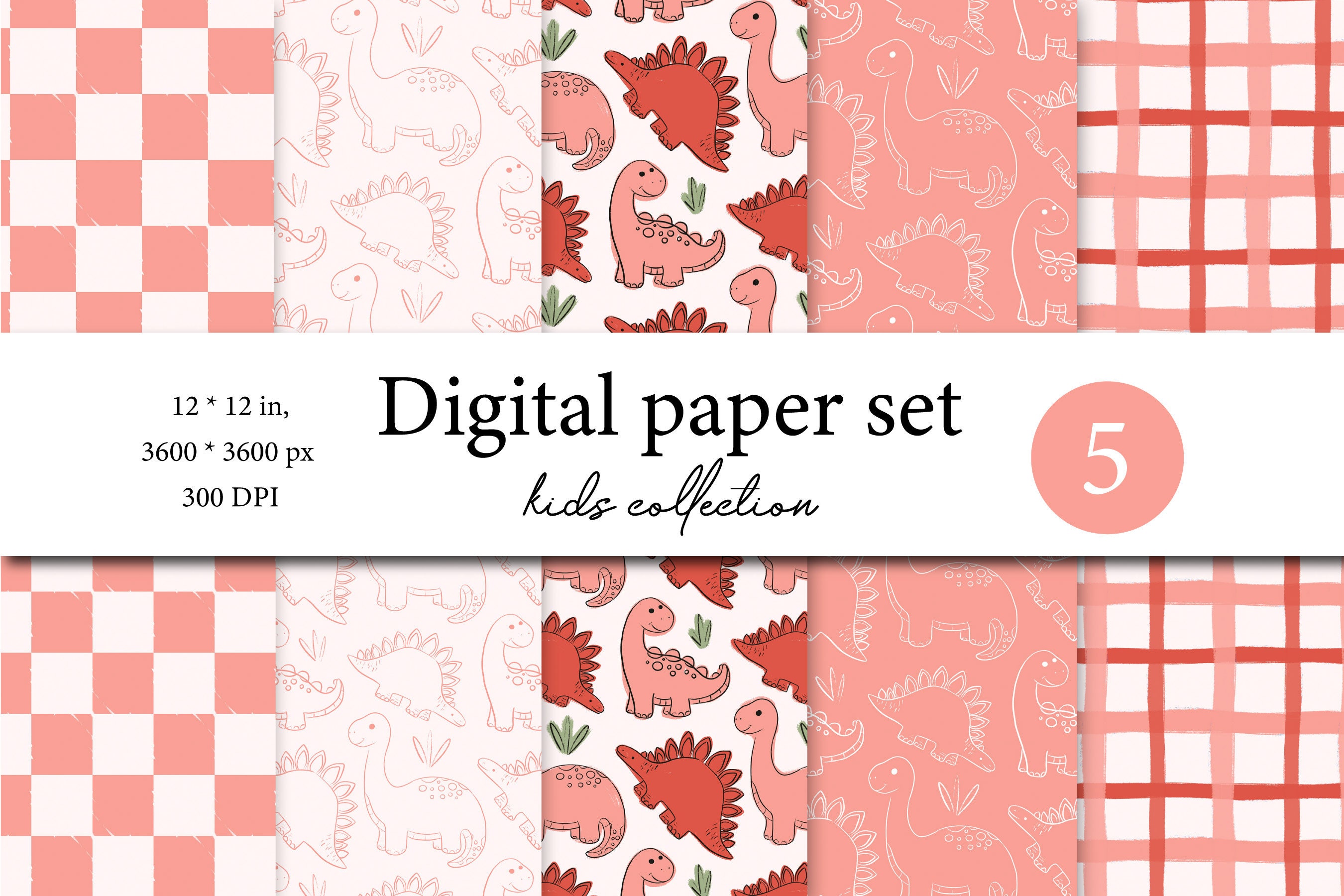 Dinosaur Digital Paper, Jurassic Scrapbook Papers, Dinosaurs Wallpaper ...