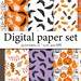 Halloween Seamless Paper Digital Scrapbooking Halloween Scrapbook Paper ...