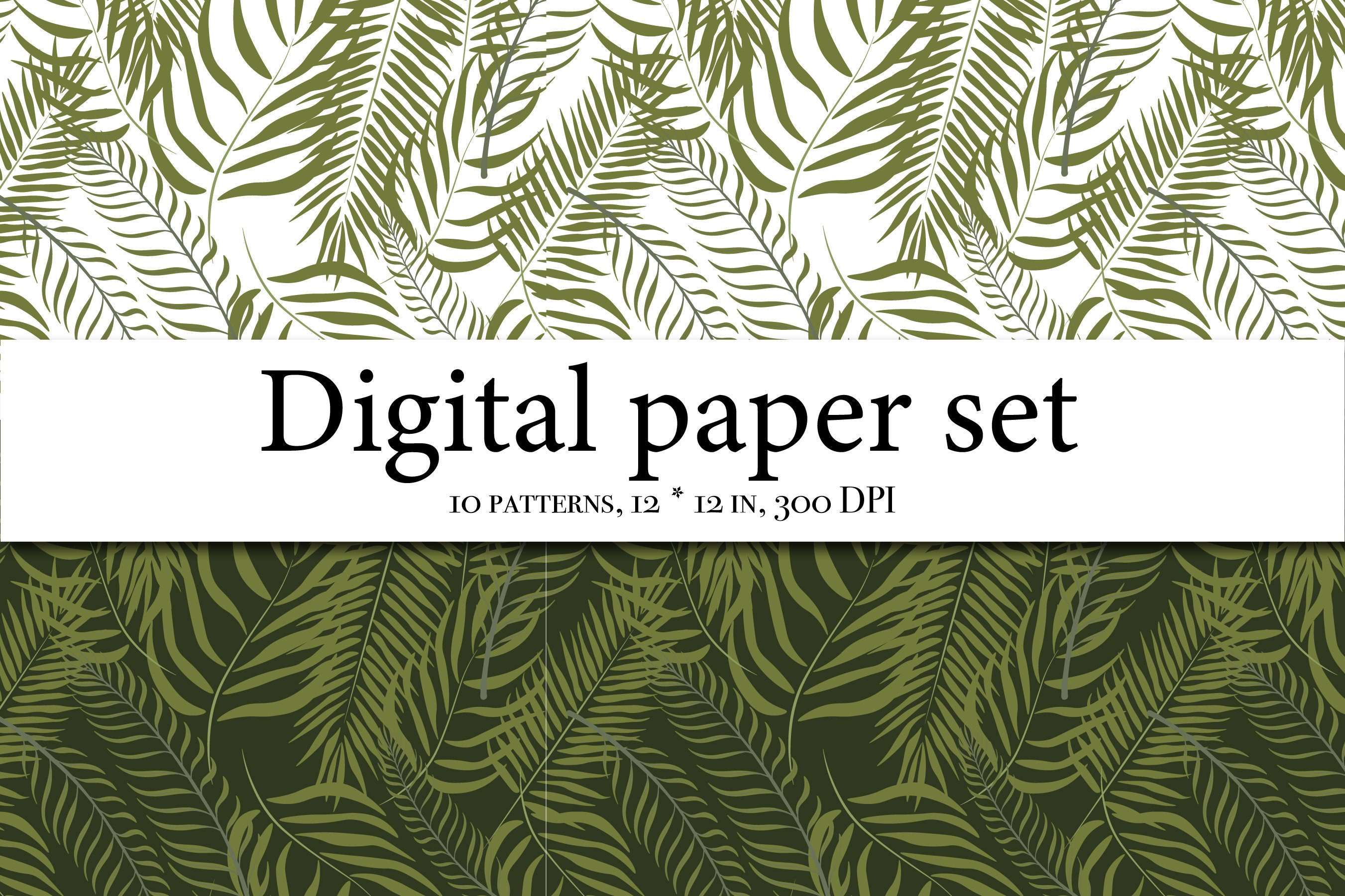 Bright Tropical Digital Paper Pack Tropic Seamless Pattern - Etsy