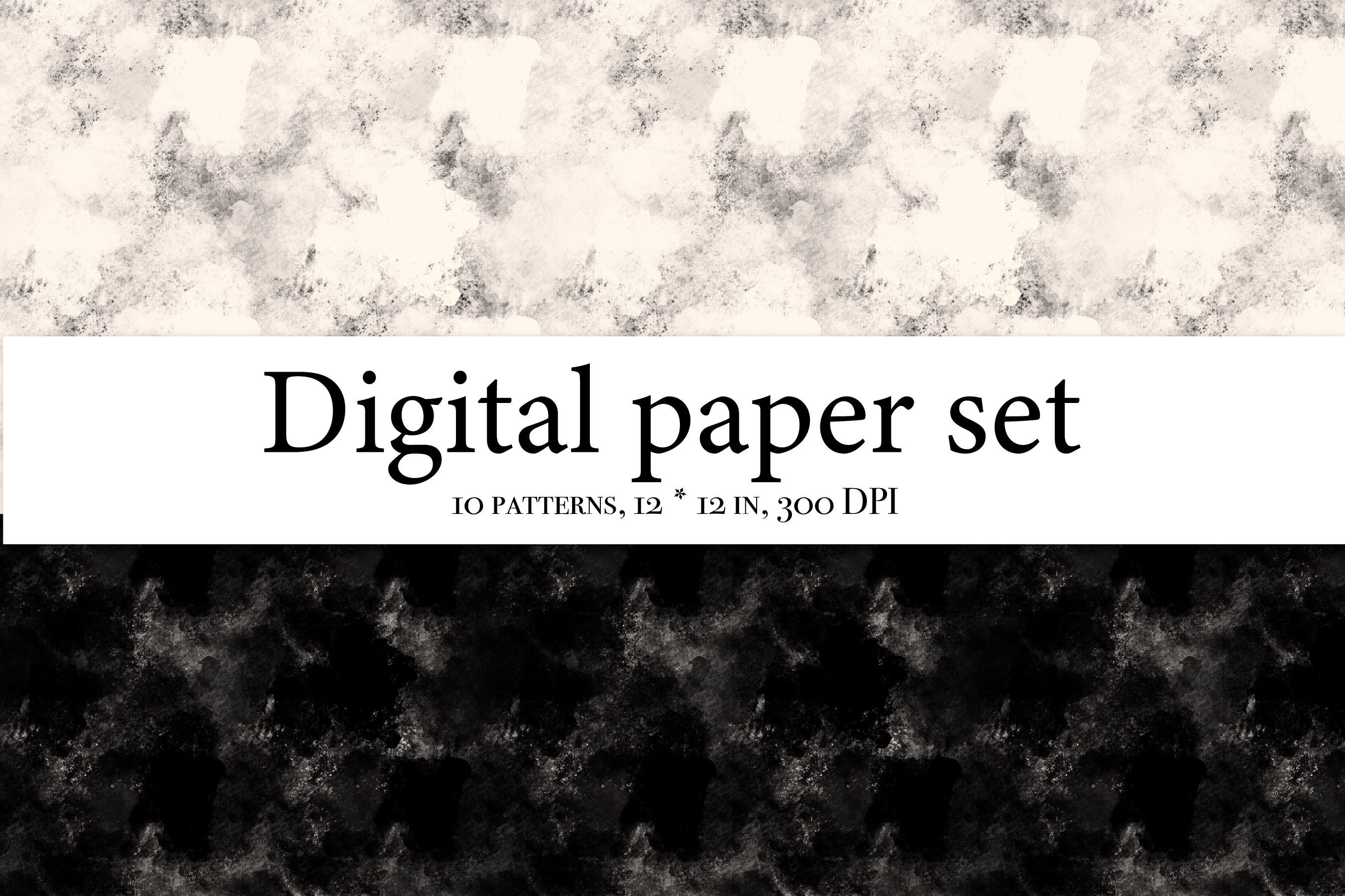Abstract Strokes Digital Paper, Scrapbook Papers, Seamless Patterns ...
