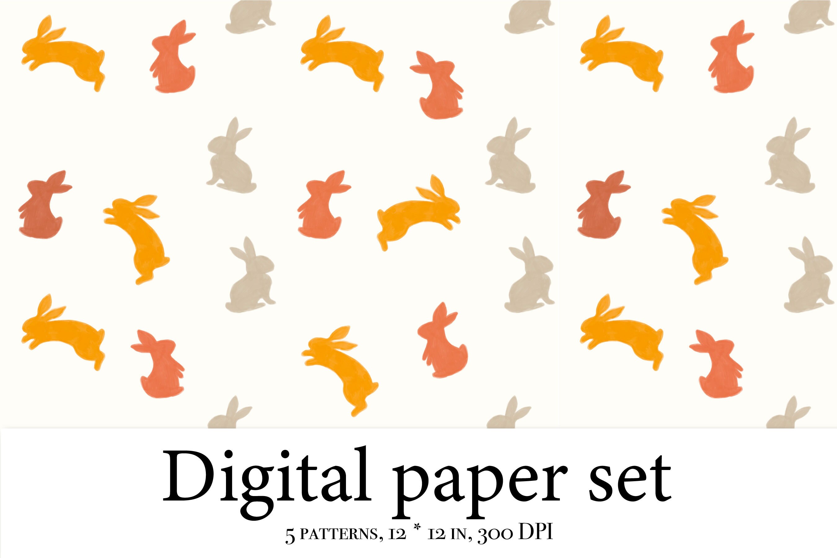 Easter Seamless Pattern - Watercolor Paper Easter - Digital Paper ...