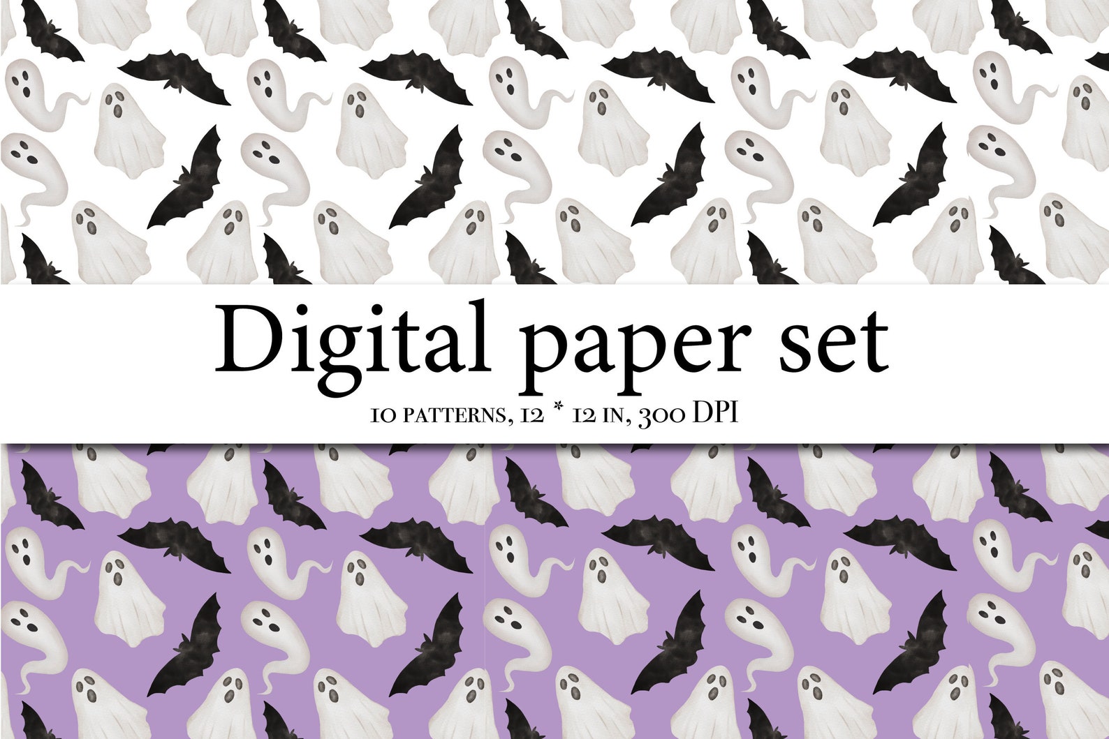 Halloween Seamless Paper Digital Scrapbooking Halloween - Etsy