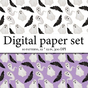 Halloween Seamless Paper - Digital Scrapbooking Halloween - Scrapbook ...