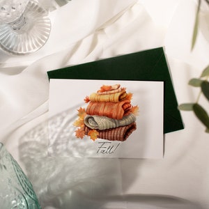 Watercolor Fall Clipart - Fall Sweaters - Watercolor Autumn Clipart Png ...