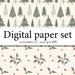 Christmas Digital Paper Set - Christmas Seamless Pattern - Holidays ...