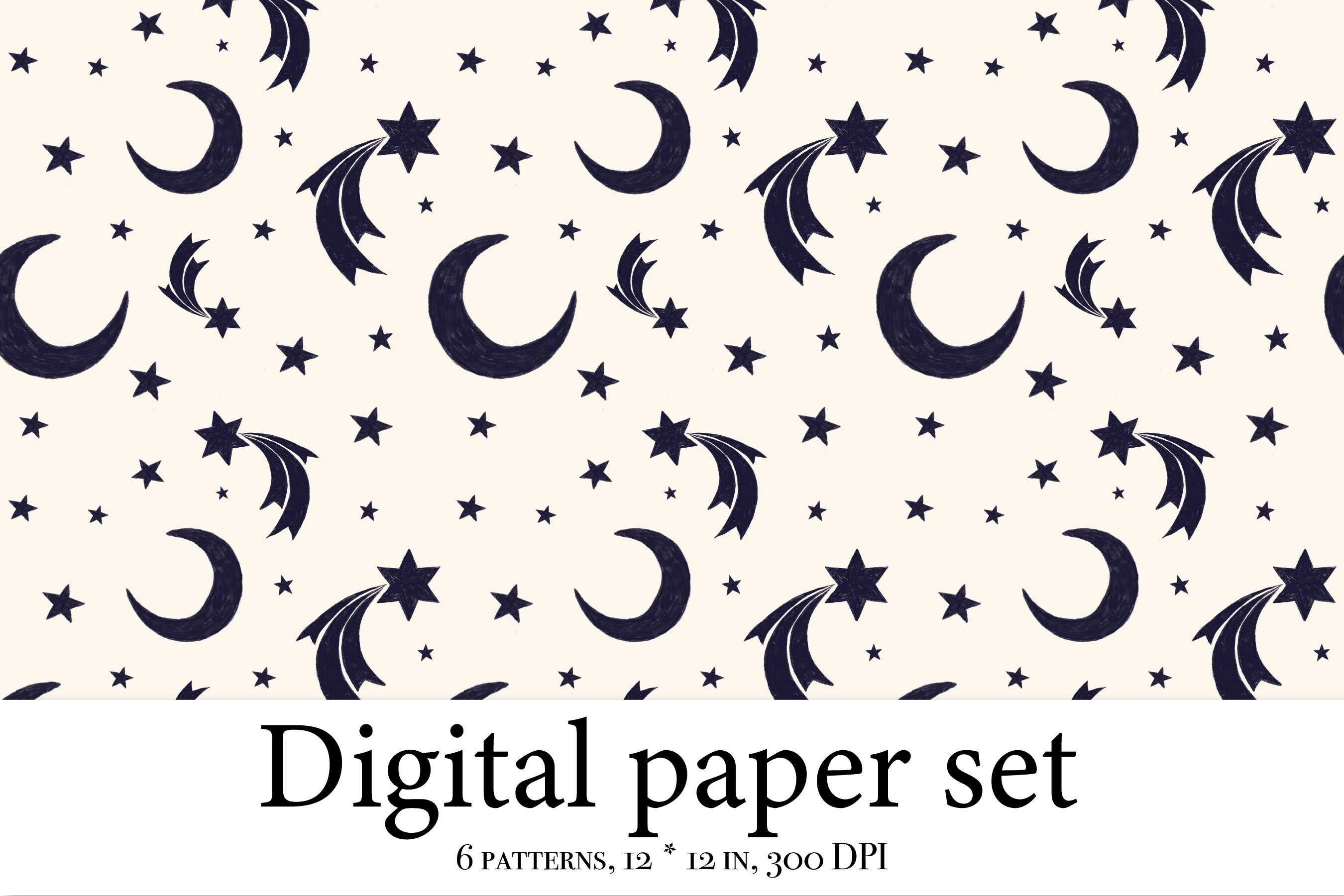Space Digital Papers - Scrapbook Papers -celestial Galaxy Zodiac Star ...