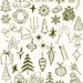 Christmas Doodles Clipart Collection – Hand-drawn Holiday Icons in Png ...
