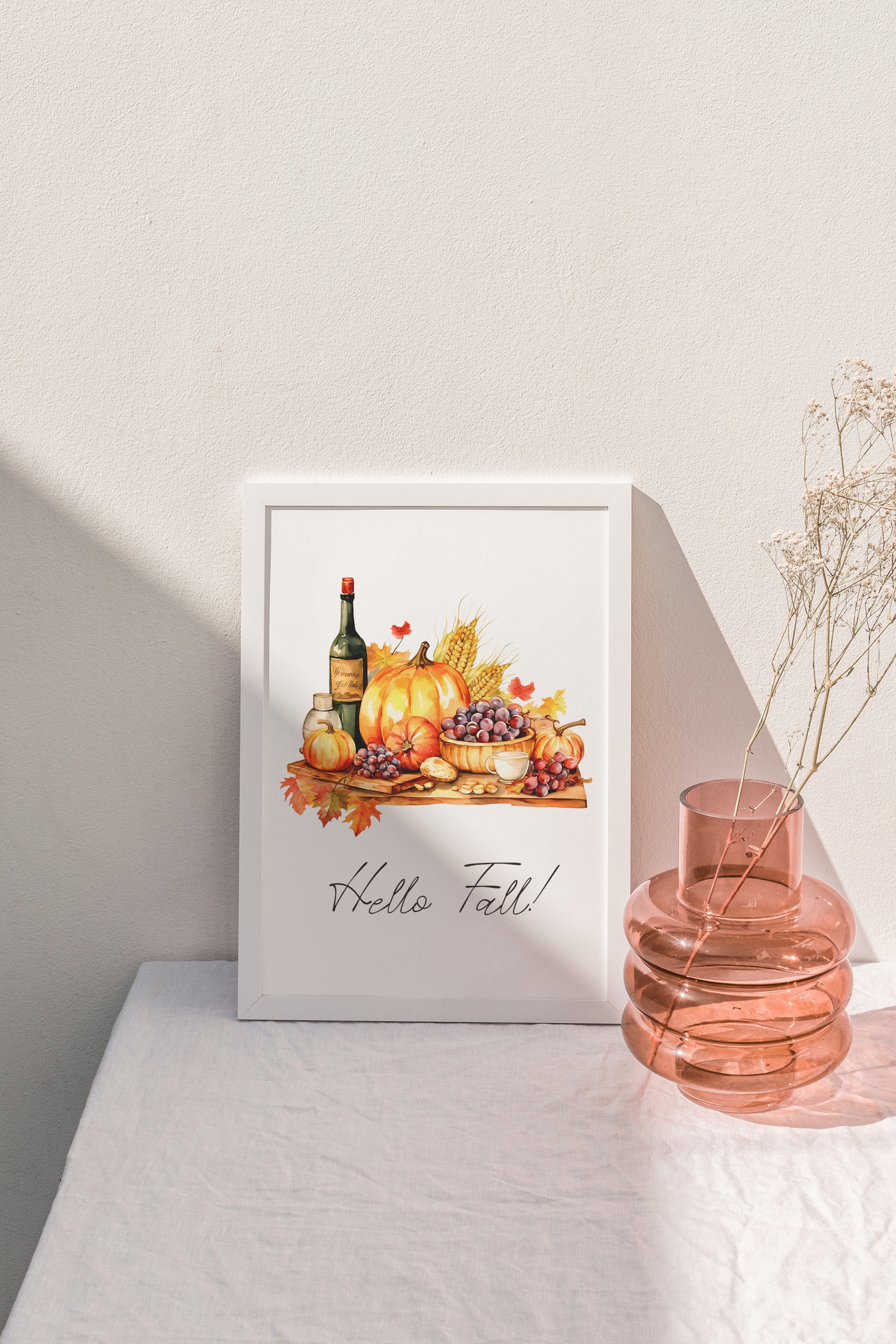 Watercolor Thanksgiving Clipart Watercolor Autumn Clipart - Etsy
