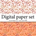 Watercolor Fall Leaves Digital Paper Autumn Pattern Rustic - Etsy