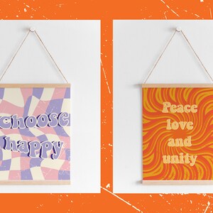 Vintage Vibe: Retro Classroom Poster Set of 10, Printable Digital ...