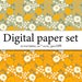 Pattern Clipart With Flowers Digital Paper- Flowers Seamless Pattern ...