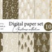 Christmas Digital Paper Set - Christmas Seamless Pattern - Holidays ...
