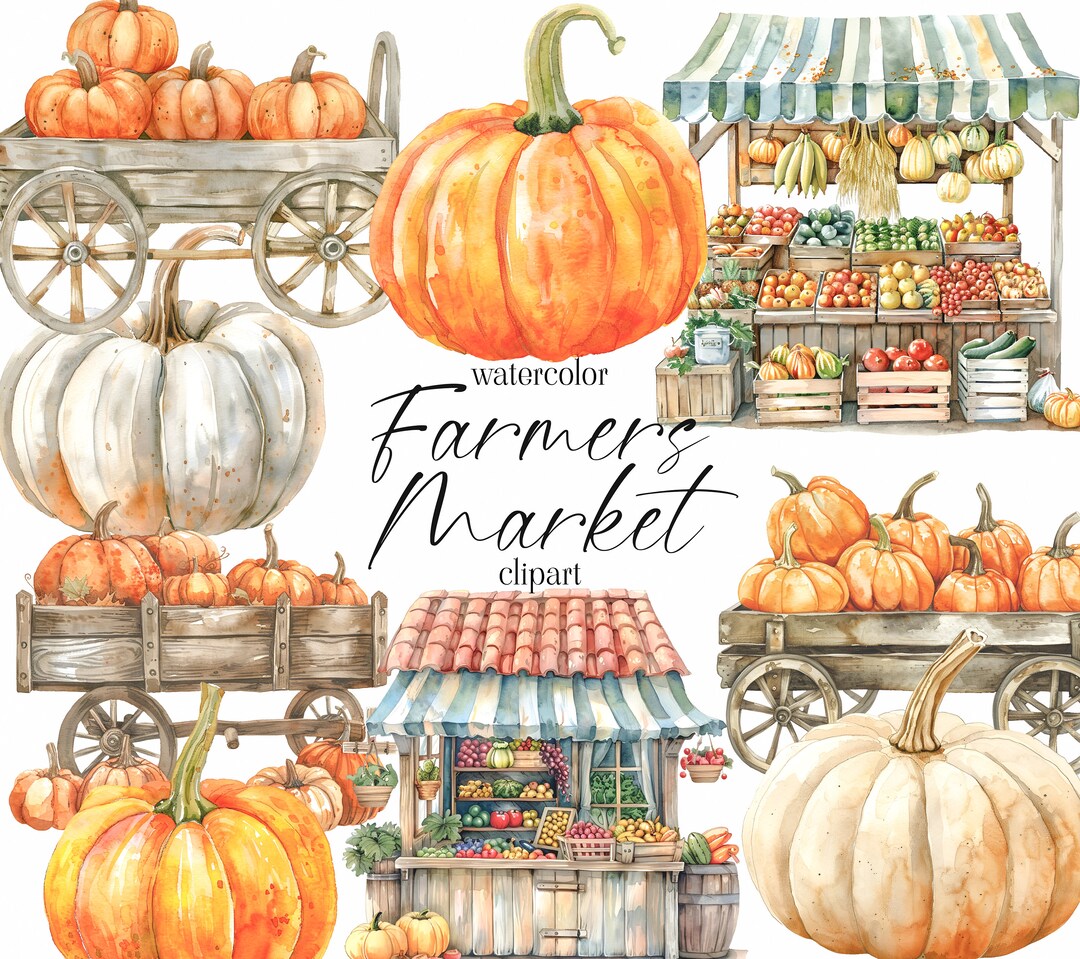 Watercolor Pumpkin Clipart - Autumn Pumpkin Png - Fall Pumpkin Png ...