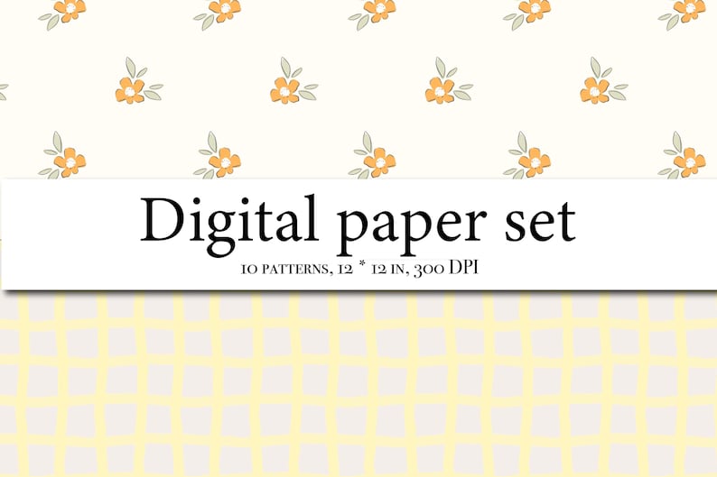 Pastel Floral Seamless Pattern Bundle – 10 Soft Vintage JPG Backgrounds ...