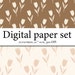 10 Boho Seamless Digital Papers, Boho Scrapbook Paper, Boho Backgrounds ...