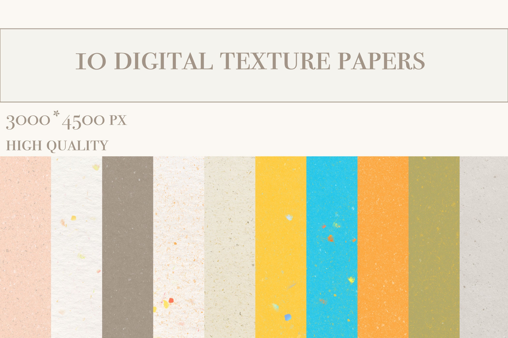 Craft Paper Texture Handmade Paper Texture Bundle Watercolor Clipart ...