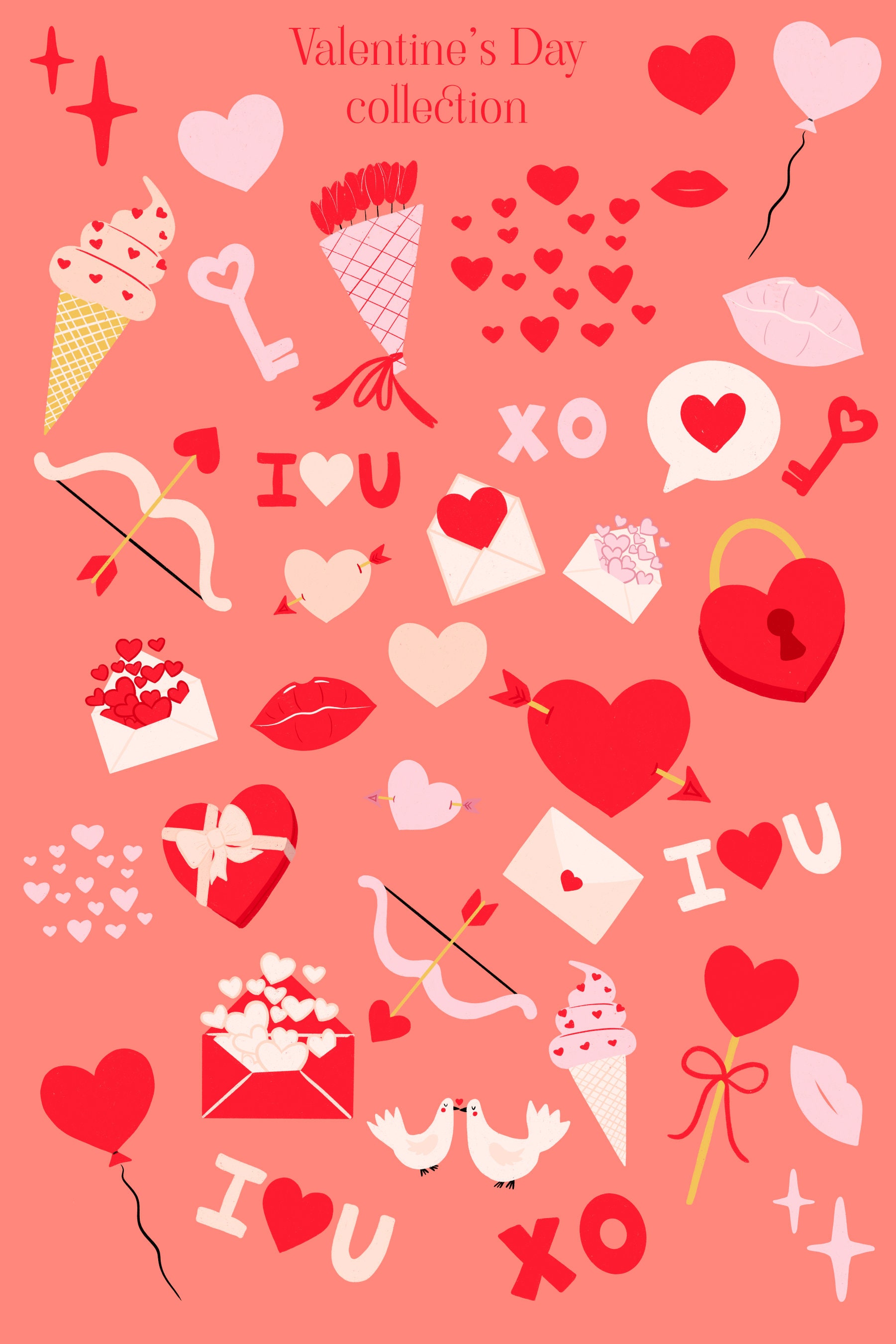 Valentine's Day Clipart Heart Clip Art Valentine PNG Cupid Clipart Love ...