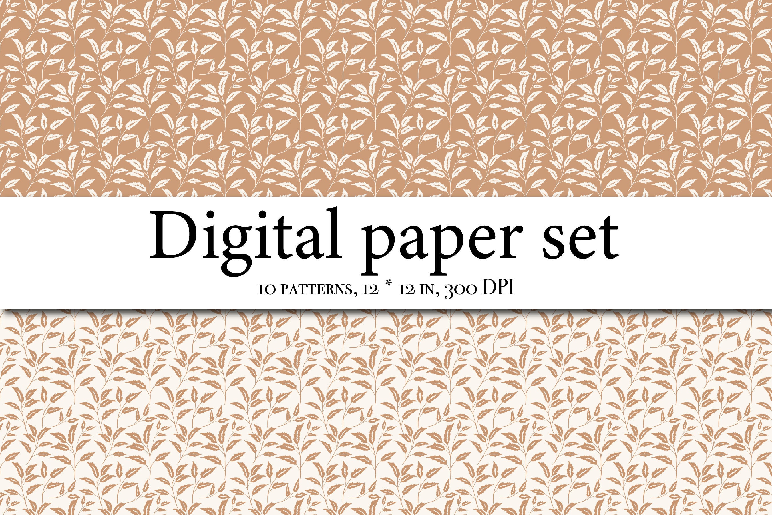10 Boho Seamless Digital Papers Boho Scrapbook Paper Boho - Etsy