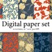 10 Boho Seamless Digital Papers, Boho Scrapbook Paper, Boho Backgrounds ...
