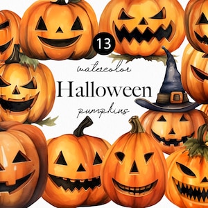 Watercolor Pumpkin Clipart - Autumn Pumpkin Png - Fall Pumpkin Png ...