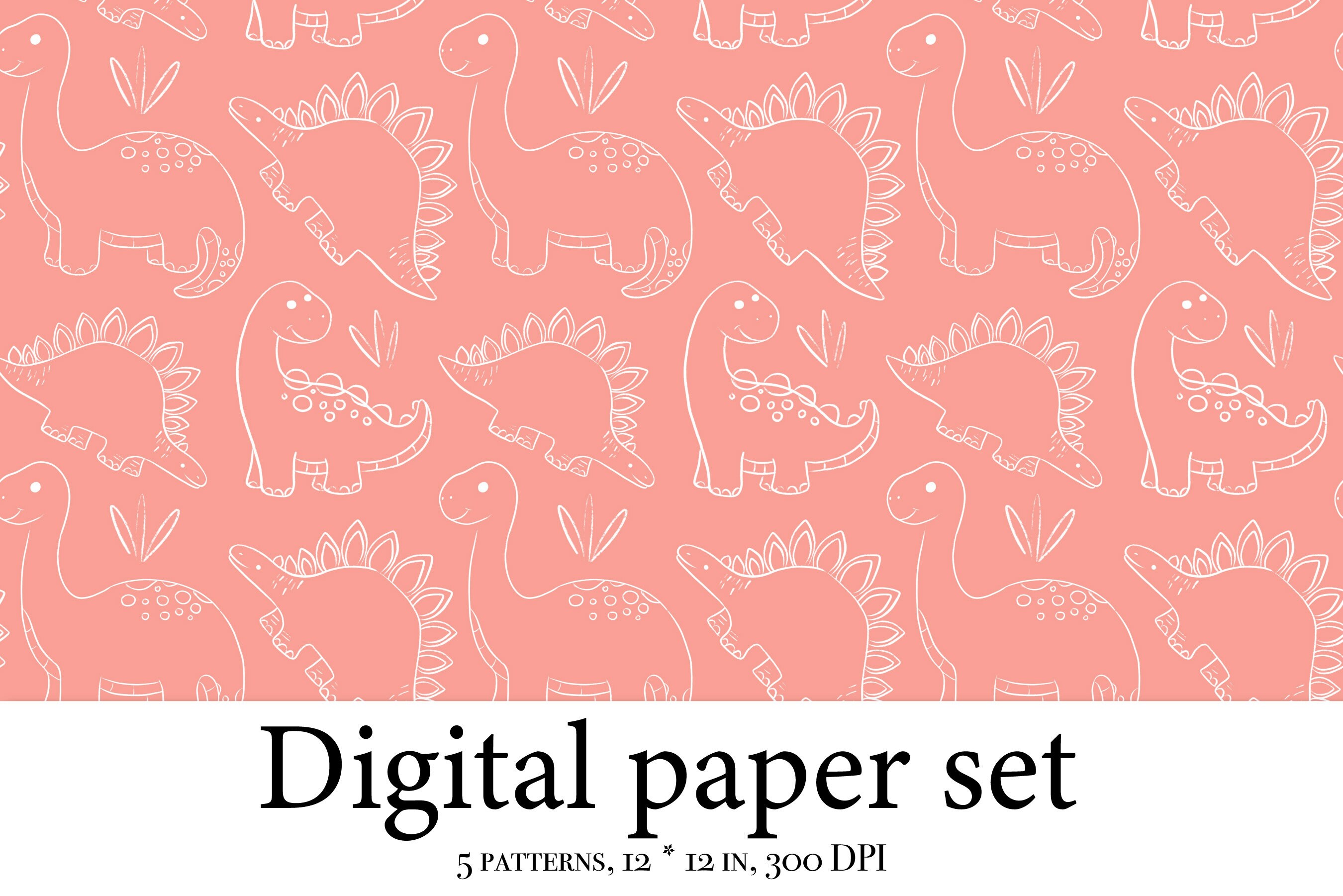 Dinosaur Digital Paper, Jurassic Scrapbook Papers, Dinosaurs Wallpaper ...