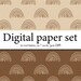 10 Boho Seamless Digital Papers, Boho Scrapbook Paper, Boho Backgrounds ...