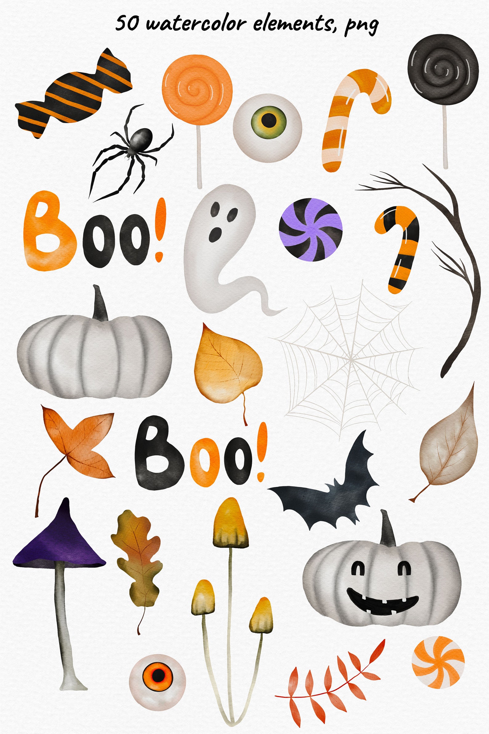 Halloween Clipart - Cute Halloween - Fall Clipart - Halloween Party ...