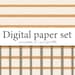 10 Boho Seamless Digital Papers, Boho Scrapbook Paper, Boho Backgrounds ...