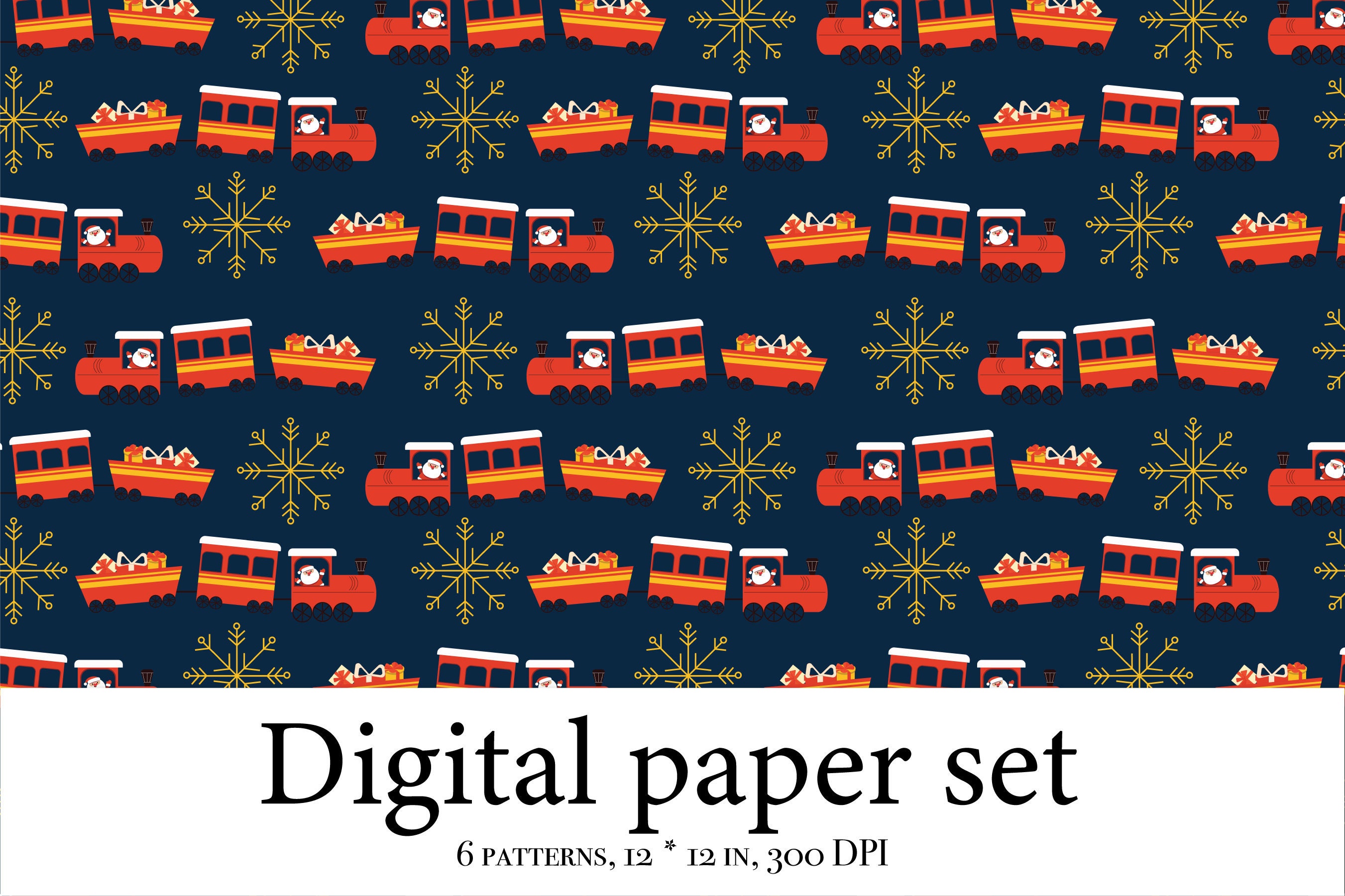 Digital Papers Seamless Patterns Nutcracker - Etsy