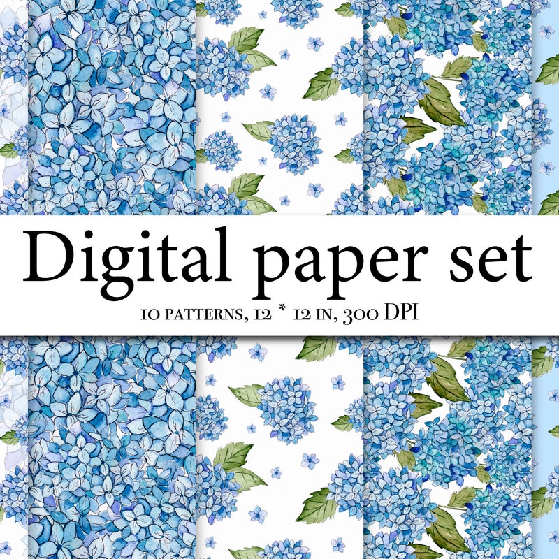 Paper Hydrangea - Etsy