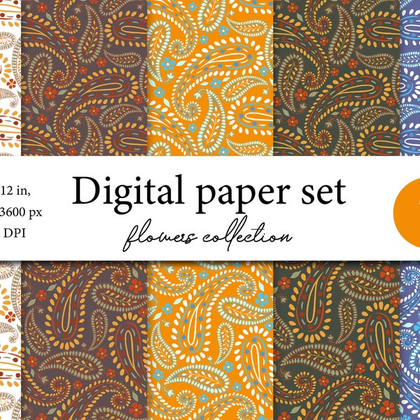 Paisley Paper - Etsy