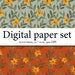 Pattern Clipart With Flowers Digital Paper- Flowers Seamless Pattern ...