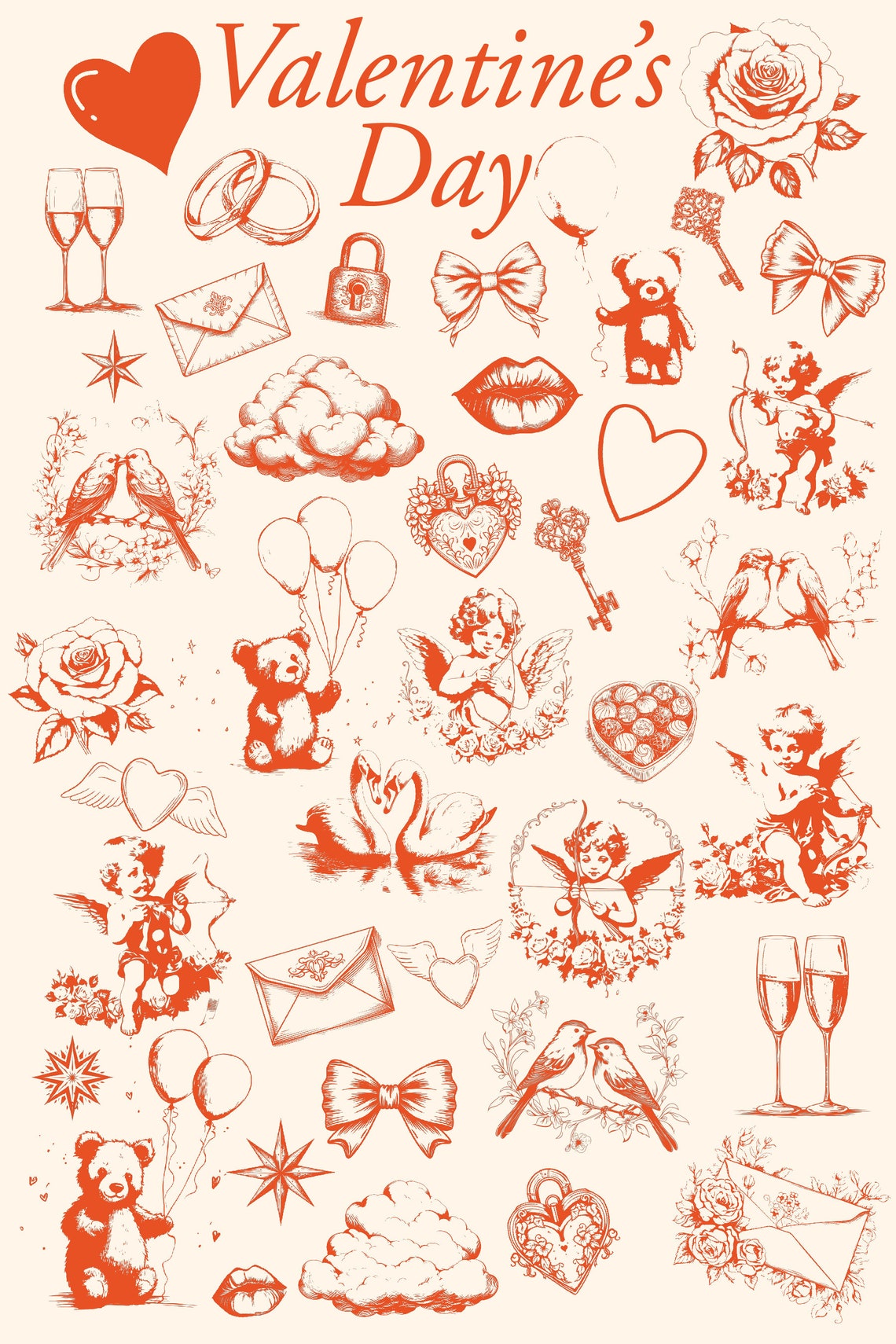 Valentine's Day Clipart Heart Clip Art Valentine PNG Cupid Clipart Love ...